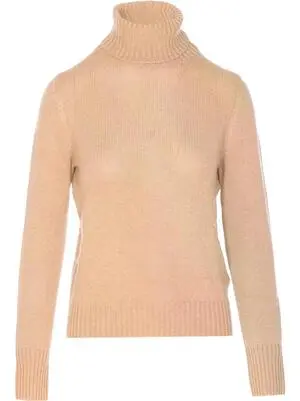 ALLUDE High-neck Cashmere Sweater - Neutrals