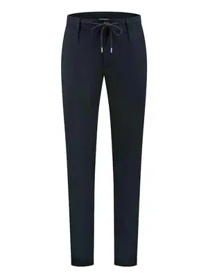 AURELIEN Urban Drawstring Trousers - Blue