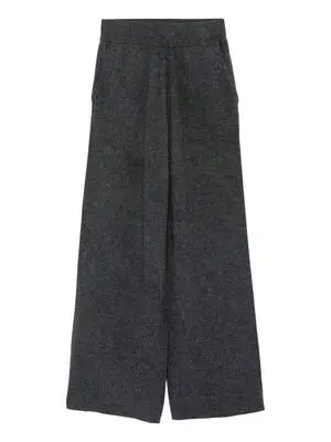 PHILO-SOFIE Knitted Wide Leg Trousers - Grey