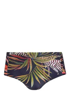 LYGIA & NANNY Parati Tropical-print Swim Shorts - Blue
