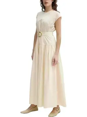 ISABELLE BLANCHE Belted Maxi Dress