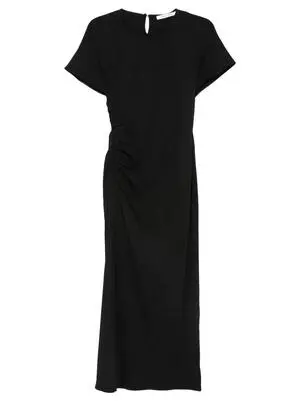 SAMSOE SAMSOE Crew-Neck Midi Dress
