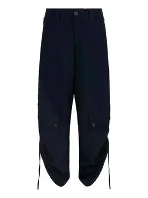 High Cargo Trousers - Blue
