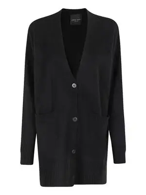 ROBERTO COLLINA Button-up Cardigan - Black