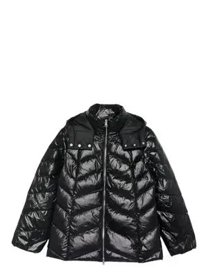 Liu Jo Quilted Hooded Jacket - Black
