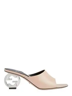 GUCCI 70mm GG Signature Interlocking G Heel Sandals