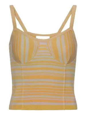 REMAIN BIRGER CHRISTENSEN Michele Striped Knit Tank Top
