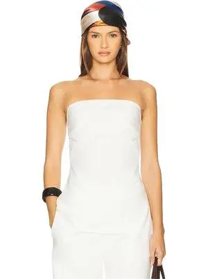 SNDYS Mimi Longline Top - White