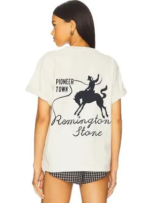 REMINGTON STONE Pioneer Town Tee - Vintage Cream