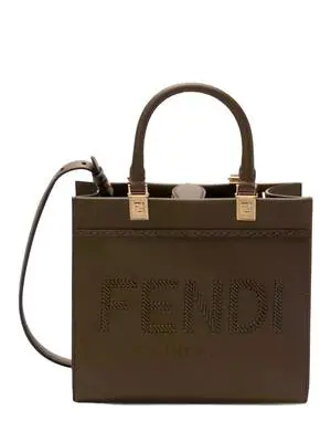 Fendi Sunshine Small Tote Bag - Brown