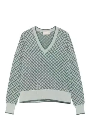 DRUMOHR V-neck Sweater - Green
