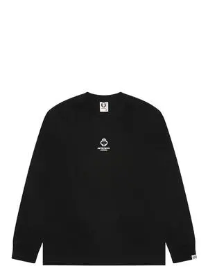 AAPE BY *A BATHING APE® Logo-detail T-shirt - Black