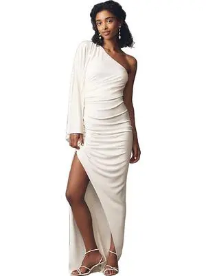 Ronny Kobo Kallista One-shoulder Maxi Dress - White
