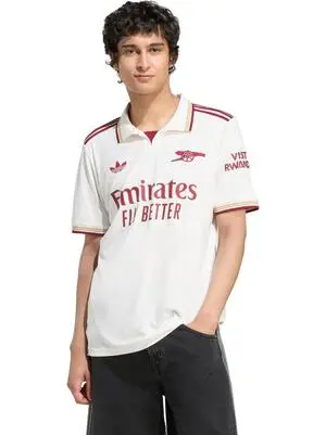 Adidas Arsenal 25/26 Third Jersey - Cloud White / Team Coll Burgundy 2