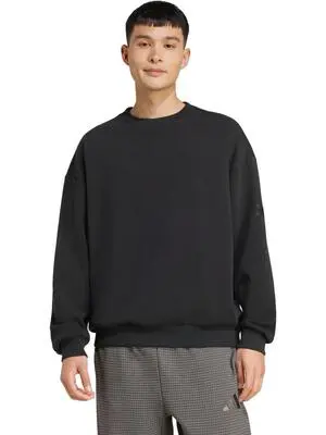 Adidas Soft Lux Relaxed Sweatshirt - Black