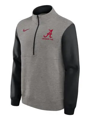 Nike Alabama Club College 1/2-zip Crew - Grey