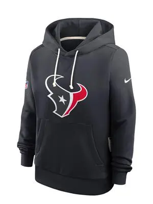 Nike Houston Texans Sideline Dri-fit Nfl Pullover Hoodie - Blue