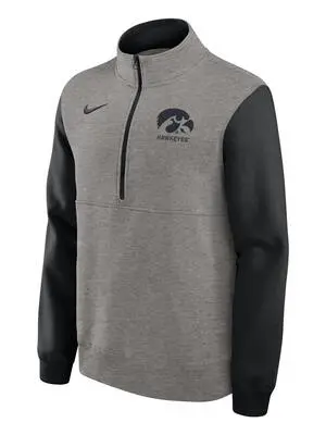 Nike Iowa Club College 1/2-zip Crew - Grey