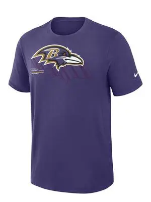 Nike Baltimore Ravens Slub Dri-fit Nfl T-shirt - Purple