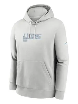 Nike Detroit Lions Nfl Pullover Hoodie - Grey