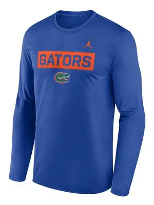 JORDAN Florida Primetime Legend 2-hit Brand Dri-fit College Long-sleeve T-shirt - Blue