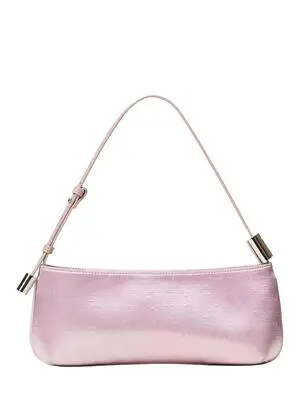 TWINSET Shantung Metallic-Effect Shoulder Bag