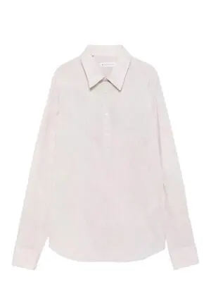 MANUEL RITZ Button-placket Shirt - Neutrals