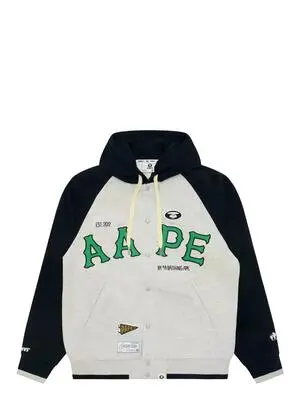 AAPE BY *A BATHING APE® Moonface Raglan Hooded Jacket - Blue