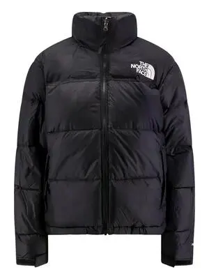 The North Face Logo-embroidered Puffer Jacket - Black
