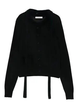 Dorothee Schumacher Round-neck Cashmere Cardigan - Black