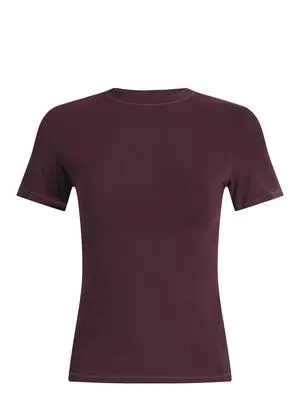 SKIMS Cotton Jersey T-shirt - Currant
