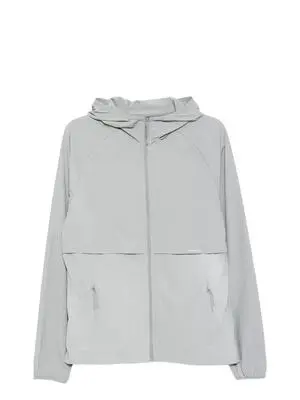 CONDITION WEAR Zip-up Windbreaker Jacket - Grey