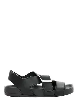 Loewe Buckle-strap Flat Sandals - Black