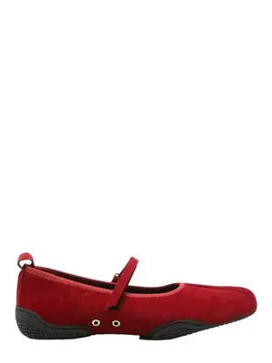 NICOLE SALDANA Sophie Ballet Flats - Red