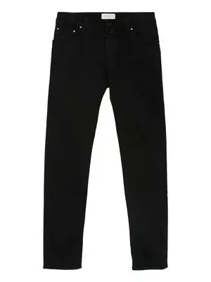 Jacob Cohen Slim-fit Five-pocket Jeans - Black