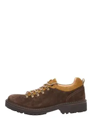 ASTORFLEX Furflex Suede Shoes - Dark Chestnut