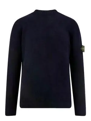 Stone Island Logo-patch Sweater - Blue