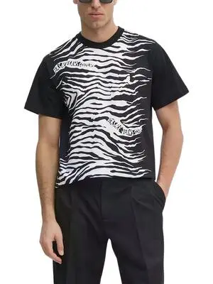 Versace Zebra-print T-shirt - Black