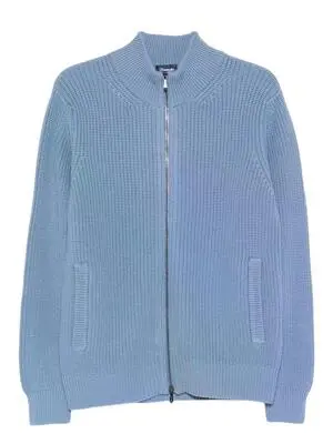 DRUMOHR Zip-front Cardigan - Blue