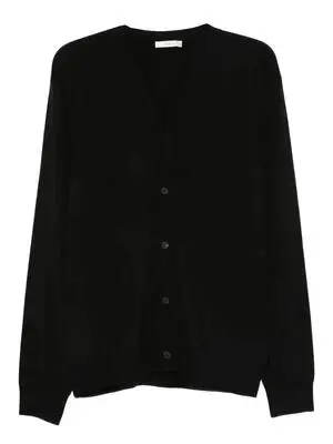 THE ROW Button-front Wool Cardigan - Black