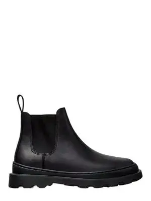 Camper Brutus Elastic-panelled Leather Chelsea Boots - Black