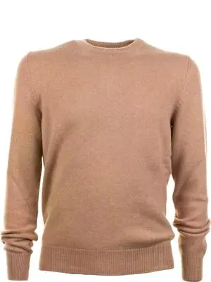 Malo Round-neck Cashmere Sweater - Brown