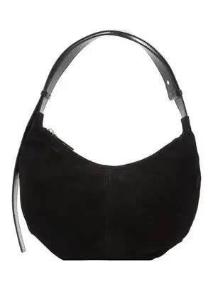 NOTHING WRITTEN Ht Suede Shoulder Bag - Black