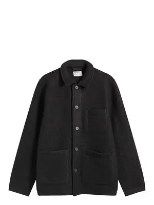 Universal Works Wool Fleece Field Jacket - Black