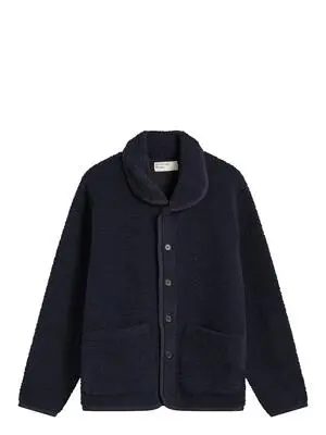 Universal Works Alvar Fleece Lancaster Jacket - Navy