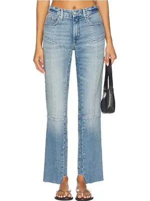 Good American Good Icon Straight" Jeans - Blue