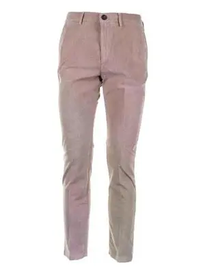 CRUNA Corduroy Straight Leg Trousers Brown