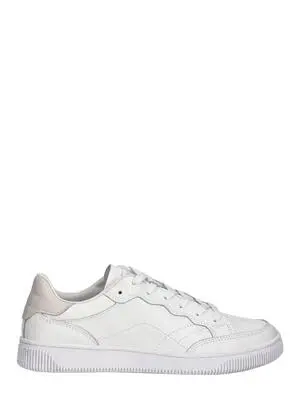 Marc O'polo Leather Panelled Trainers - Pink
