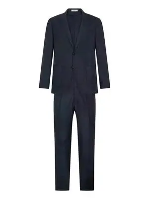 Boglioli Checked Two-pocket Suit - Blue