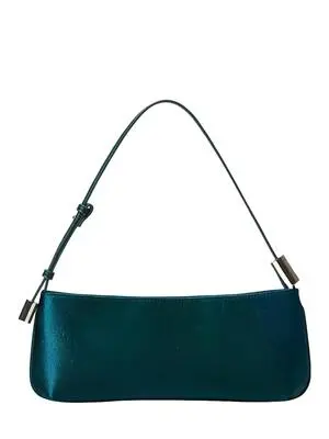 TWINSET Shantung Satin Shoulder Bag - Green
